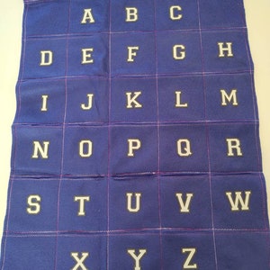 ABC Pocket Chart - Handmade, Learning Tool - Etsy