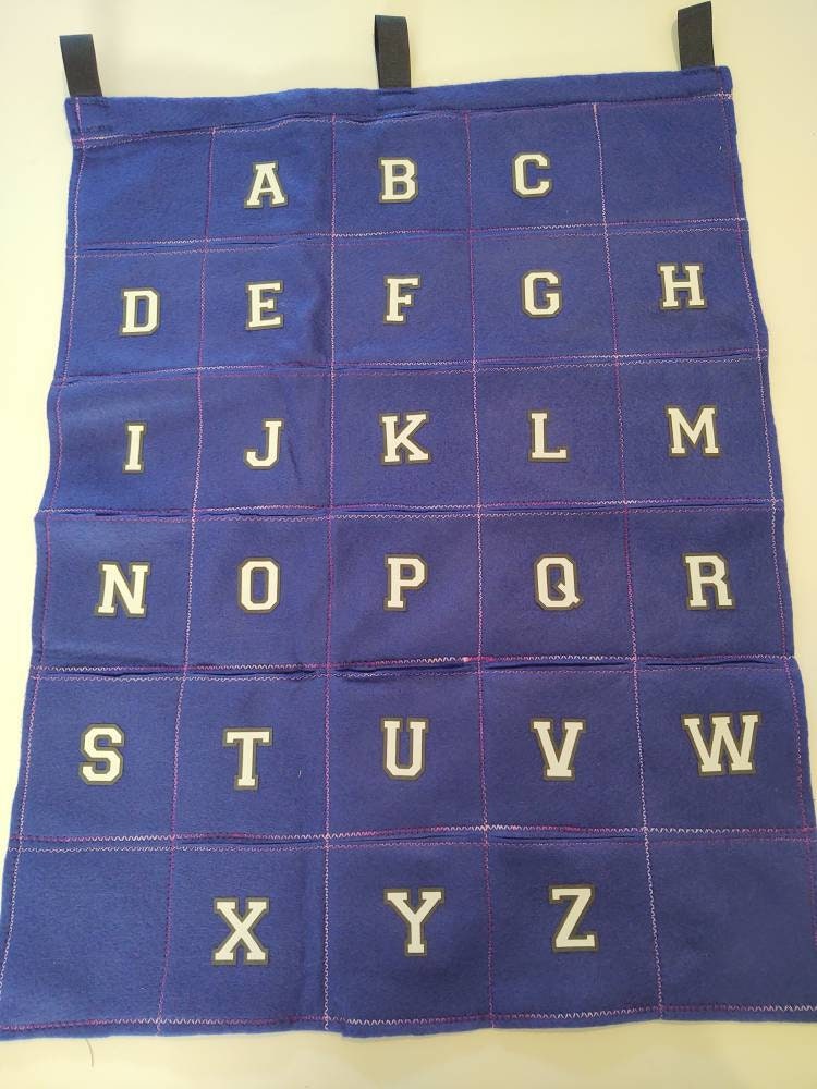 ABC Pocket Chart Handmade Learning Tool - Etsy