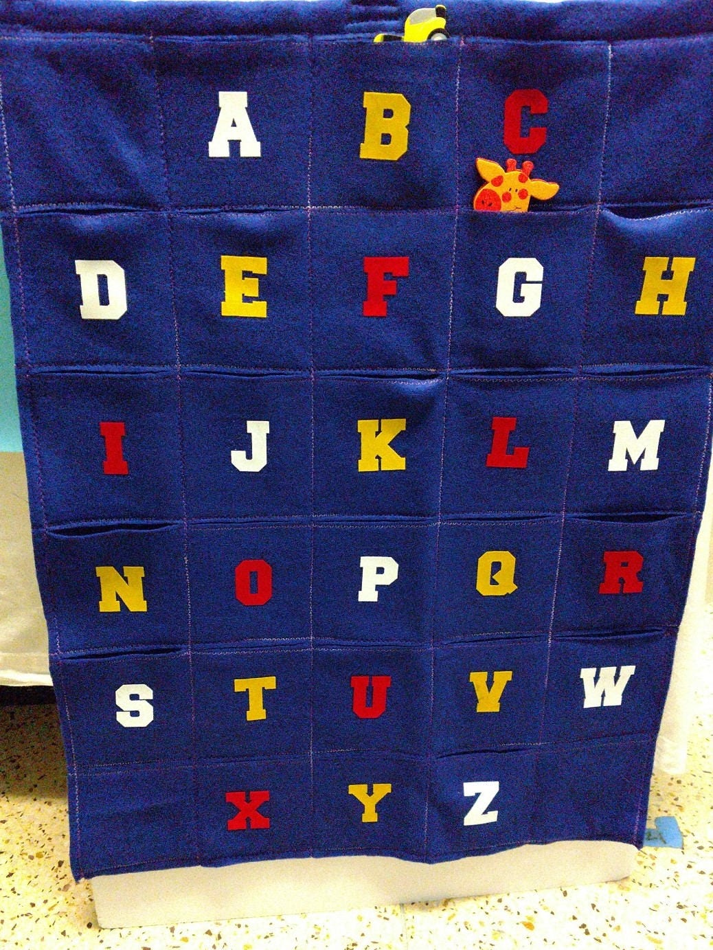 ABC Pocket Chart Handmade Learning Tool - Etsy