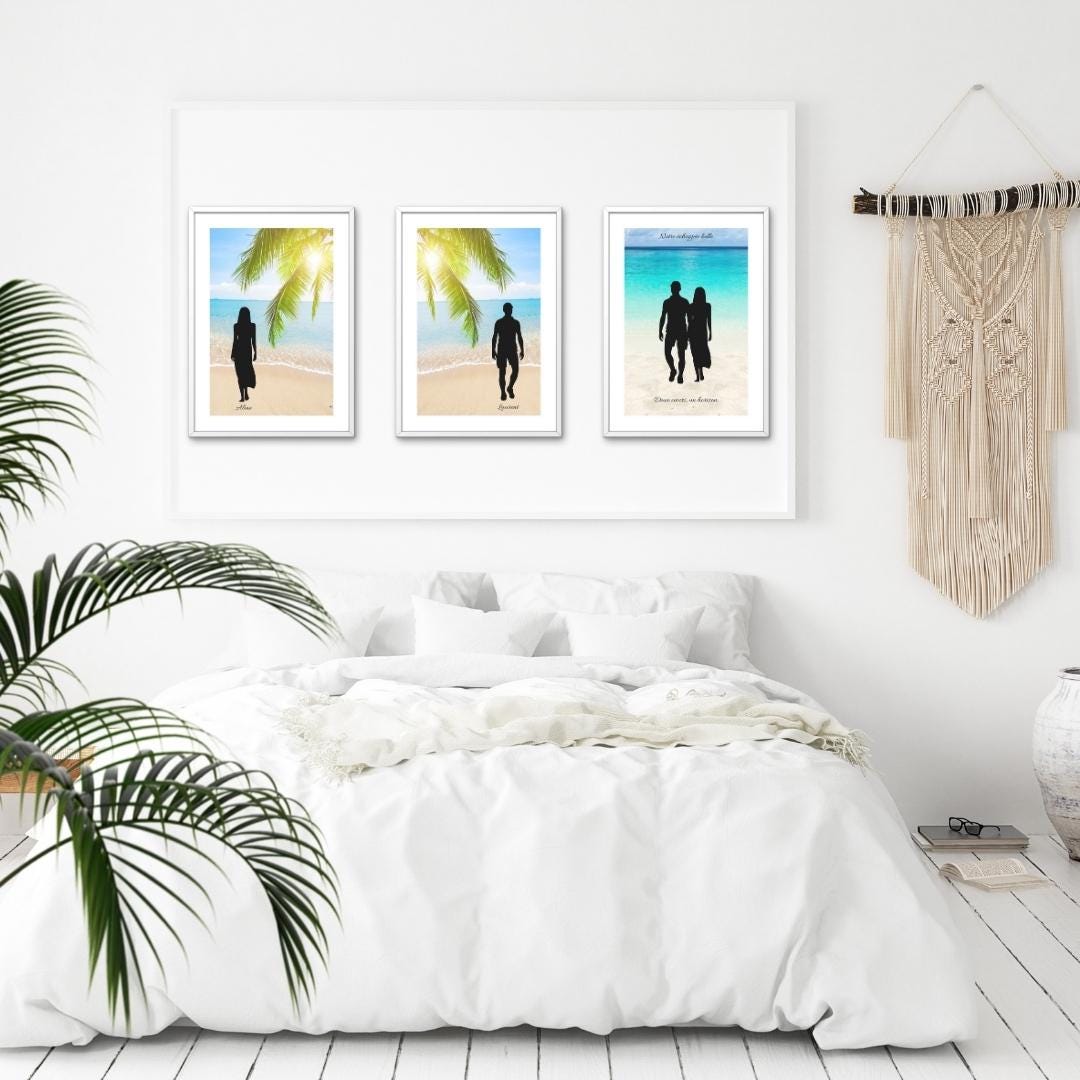 Set of 3 Customizable Posters | Wall Decoration | Original Personalized ...