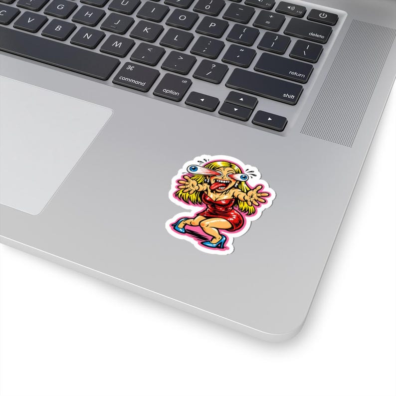 Screaming Barbie Stickers | Retro Pop Art Vinyl Kiss-cut Sticker Pack ...