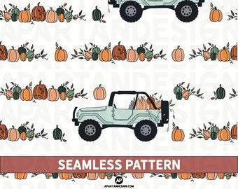 Jeep Seamless Pattern - Etsy