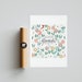 Psalm 115:4 Bible Verse Wall Art Print Encouraging Floral Bible Verse ...