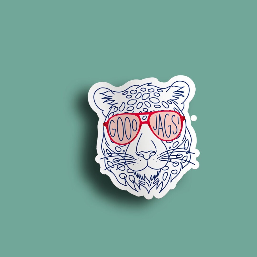 Go Jags USA Sticker University of South Alabama Jaguars Sticker - Etsy