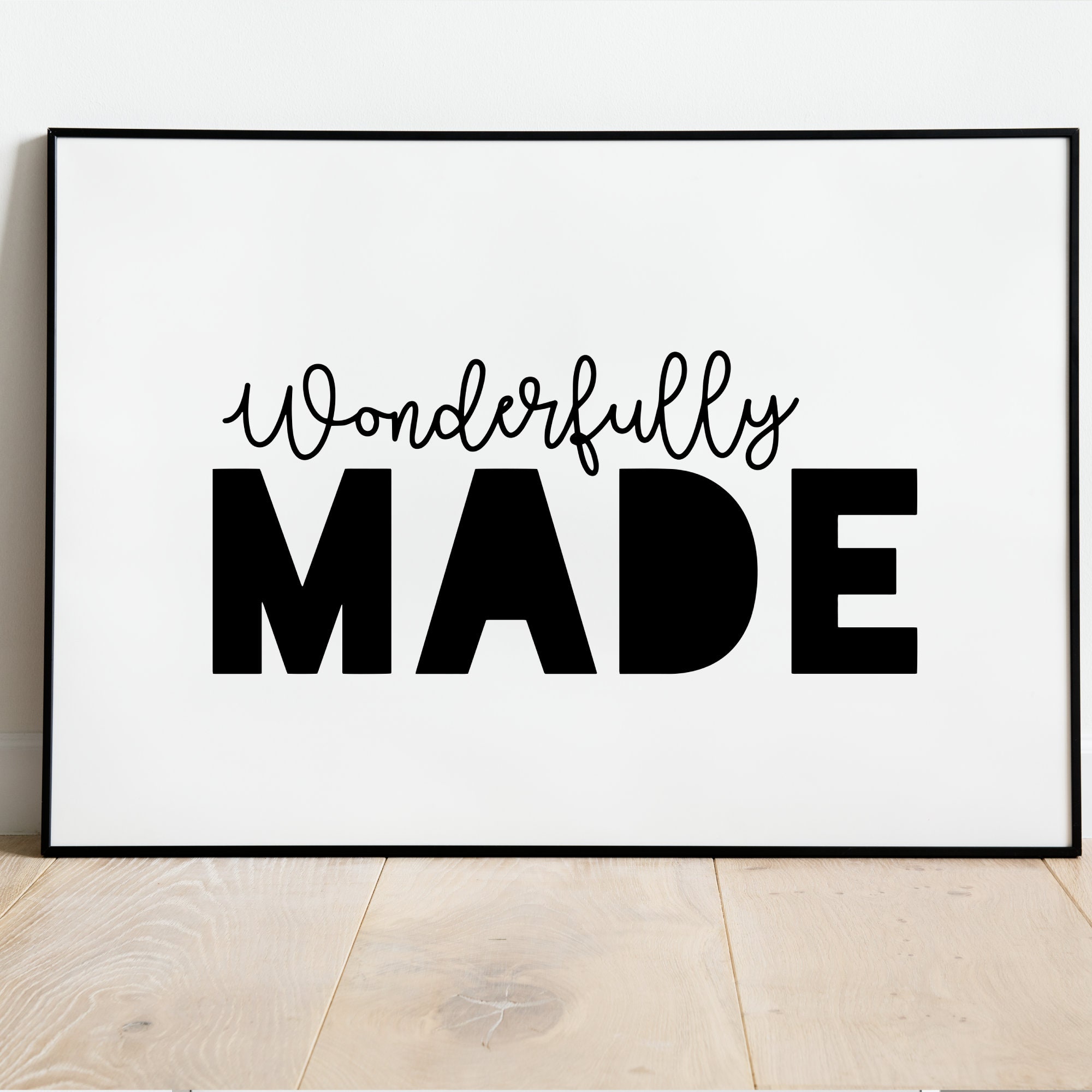 Fearfully and Wonderfully Made Bible Verse SVG Gift Psalm 139 Sign I Am ...