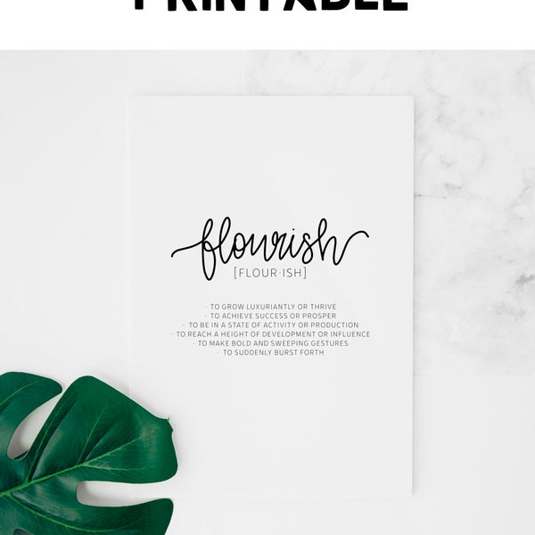 Flourish - Etsy