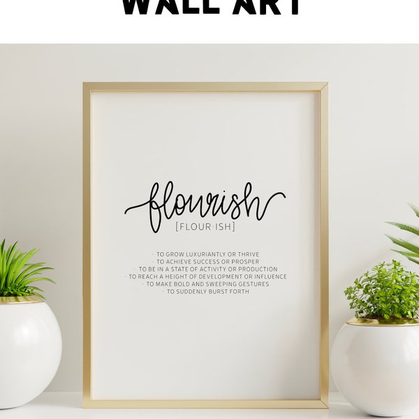 Flourish - Etsy
