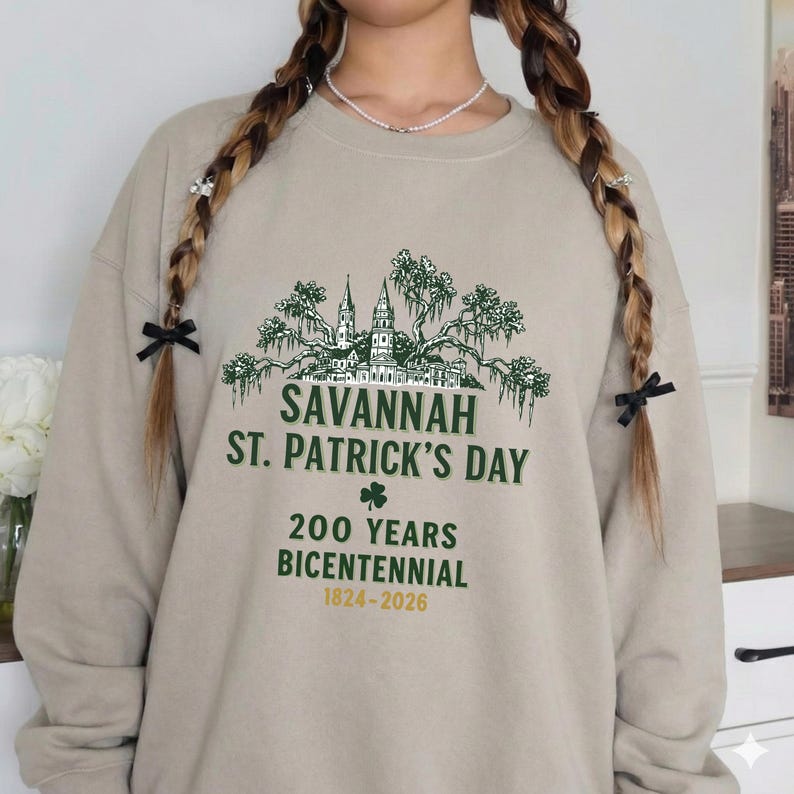 Savannah St Patricks Day 2026 Shirt, 200 Years Bicentennial Parade Tee ...