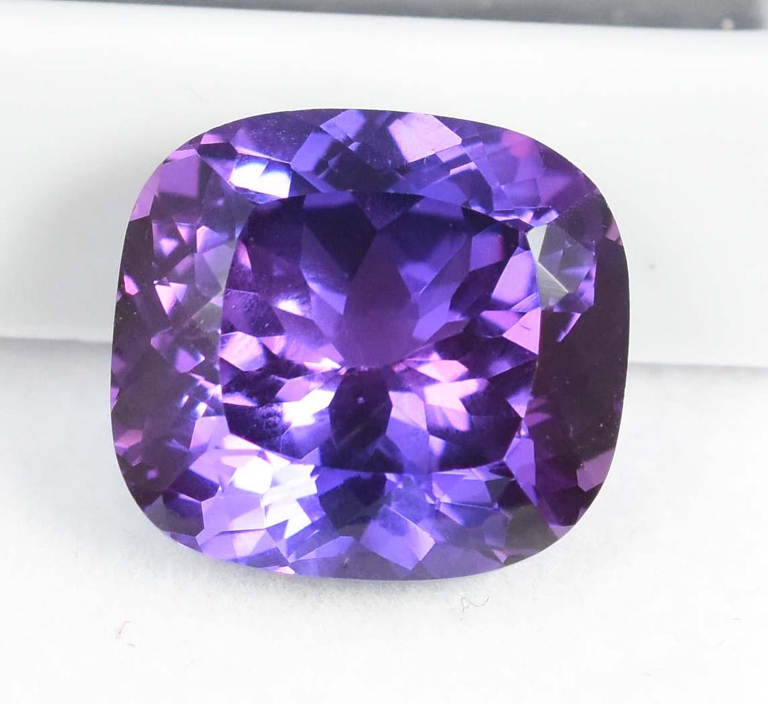 AAA Ceylon Taaffeite Sapphire 12.30 Cushion Cut Gemstone, Purple Pink ...