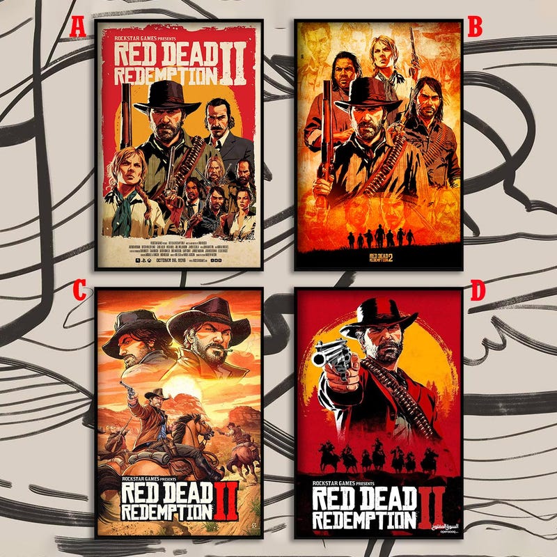 Red Dead Redemption 2 Poster - Etsy