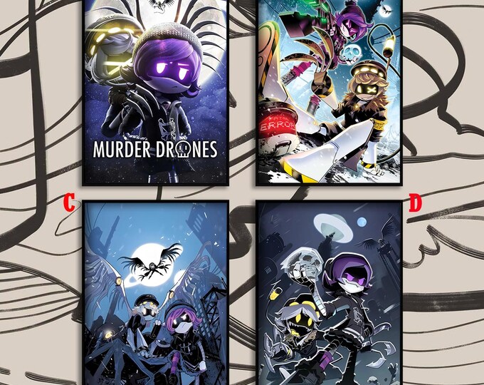 Murder Drones Magnetic Keychains Etsy