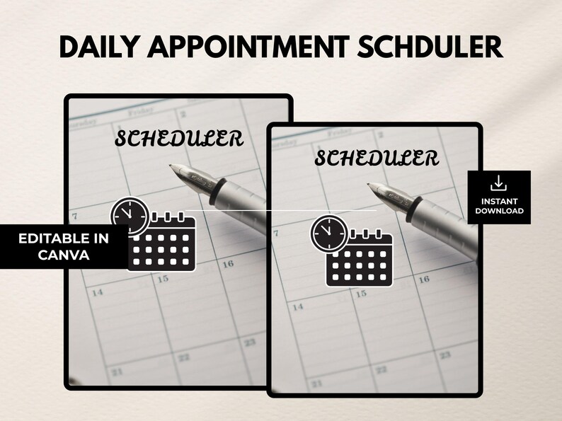 Printable Appointment Scheduler | Daily Time Blocking Planner From 5 AM ...