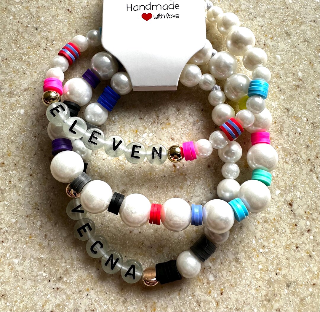 ST Inspired Bracelet Stack I 3 Bracelets I Glows in Dark - Etsy