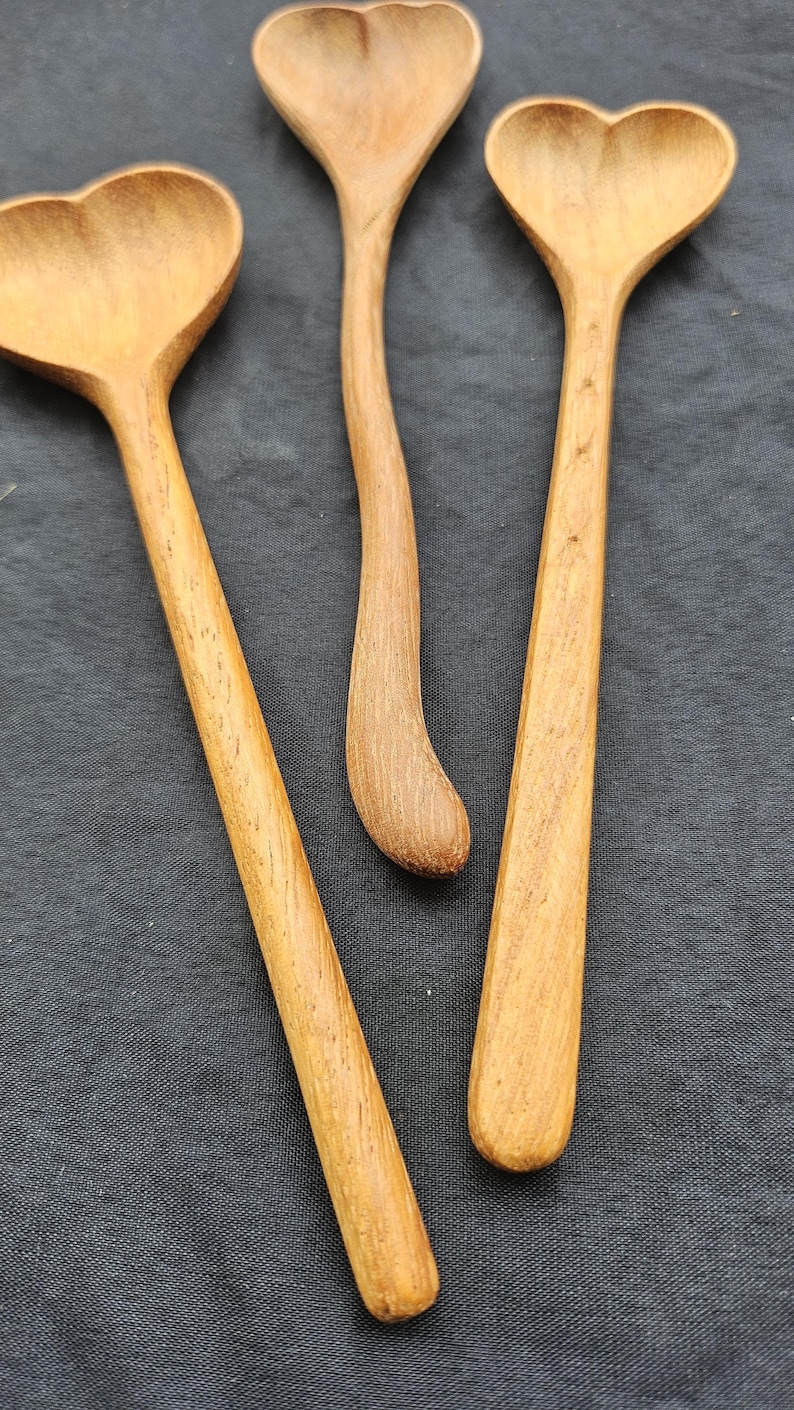 33 Assorted Design Wooden Spoons Handcarved Organic, Handmade Wooden ...