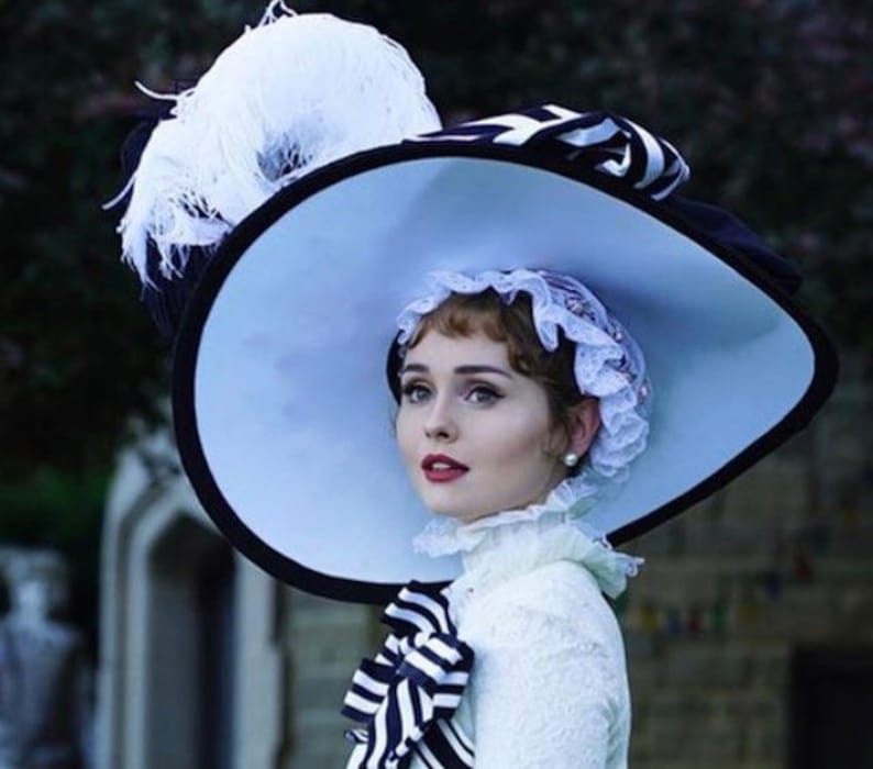 My Fair Lady Hat The Day at the Races Black and White | Etsy