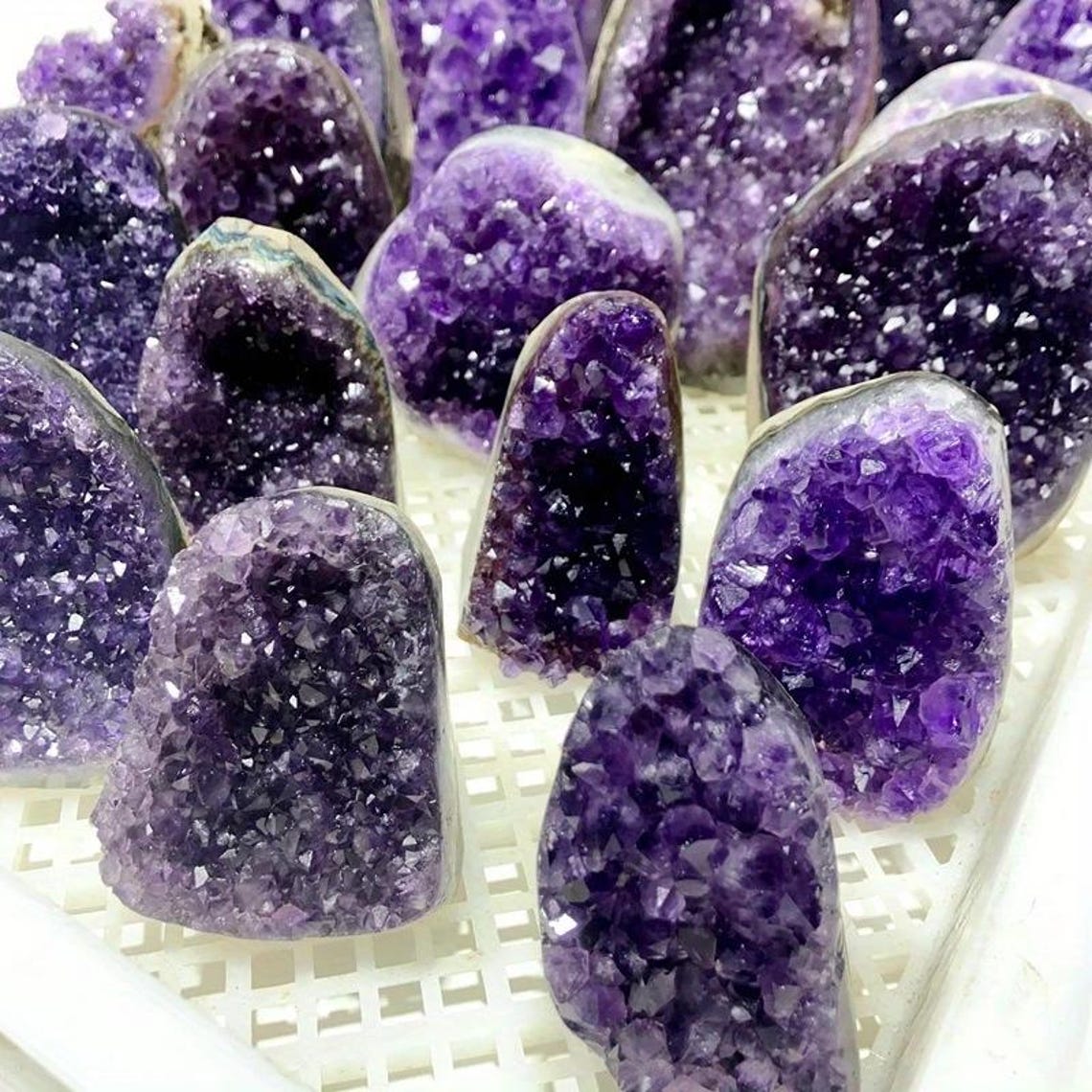 Natural Amethyst Cluster,amethyst Geode,raw Amethyst,vug,mineral ...