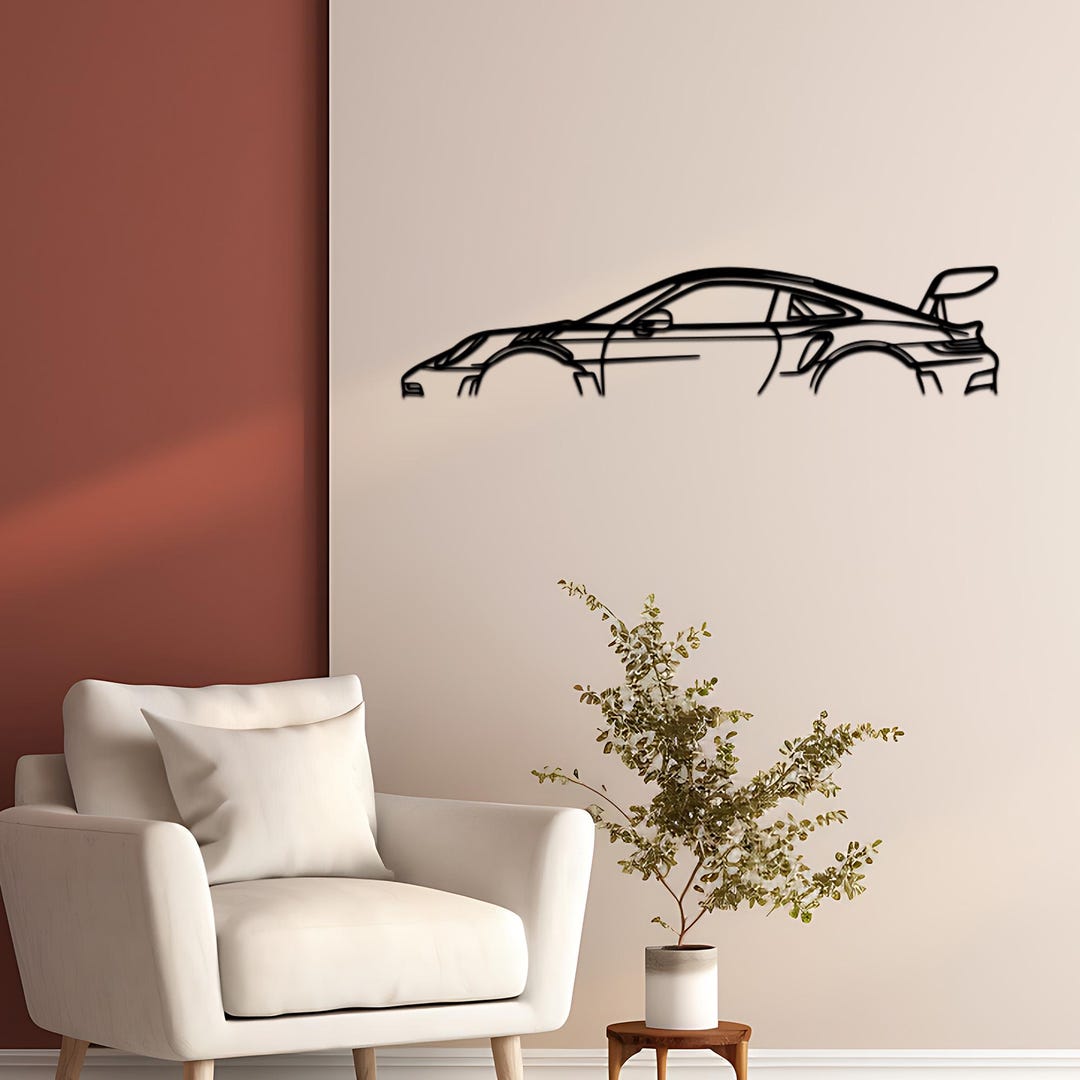 Car Metal Wall Art, Sports Car Wall Decor, Racing Car Metal Sign ...