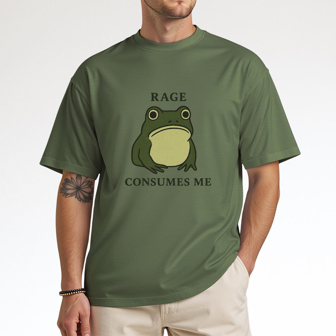 Comfort Colors Frog Meme Shirt, Quirky Graphic Tee - Etsy