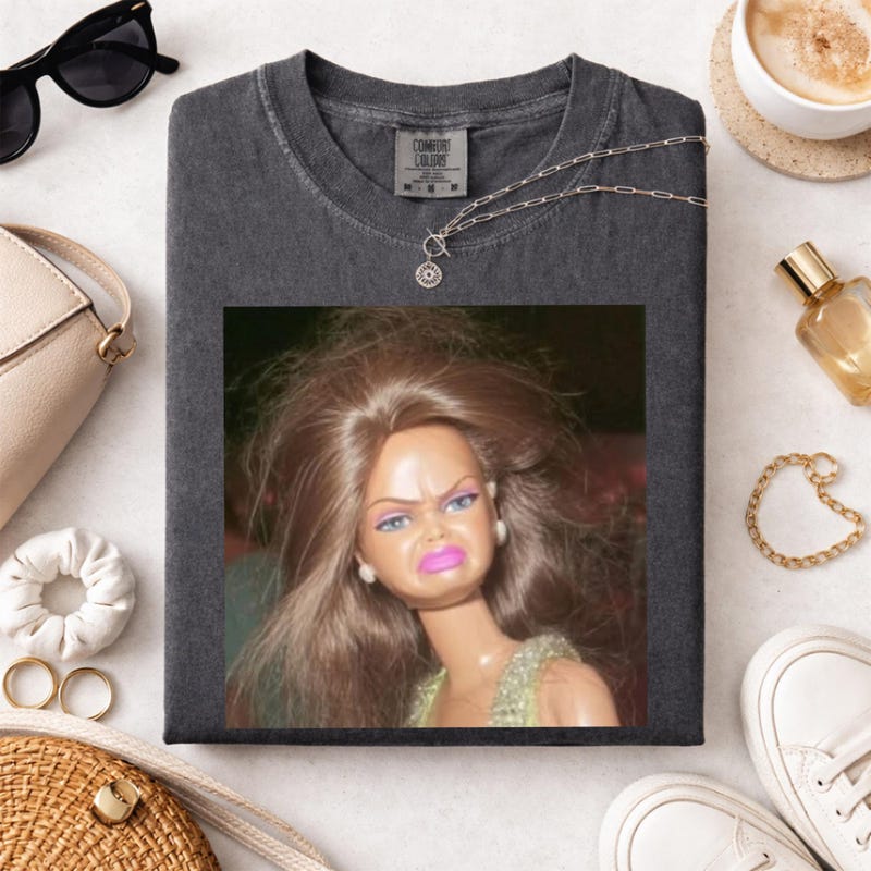 Disgusted Barbie Face Png - Etsy