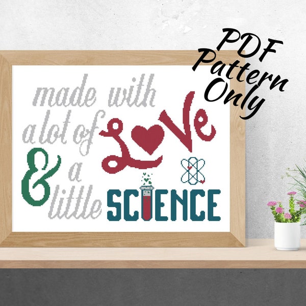 Science Cross Stitch - Etsy