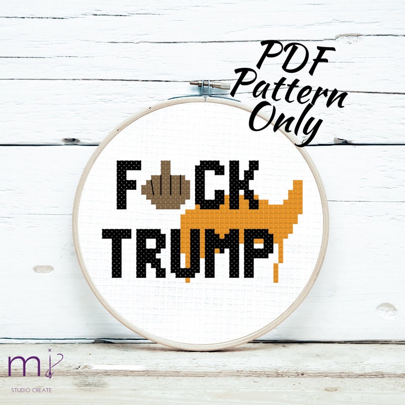 Political Embroidery - Etsy