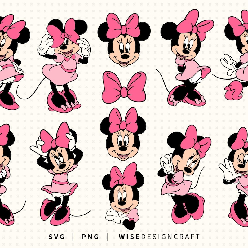 Minnie Mouse Cake Topper - Etsy