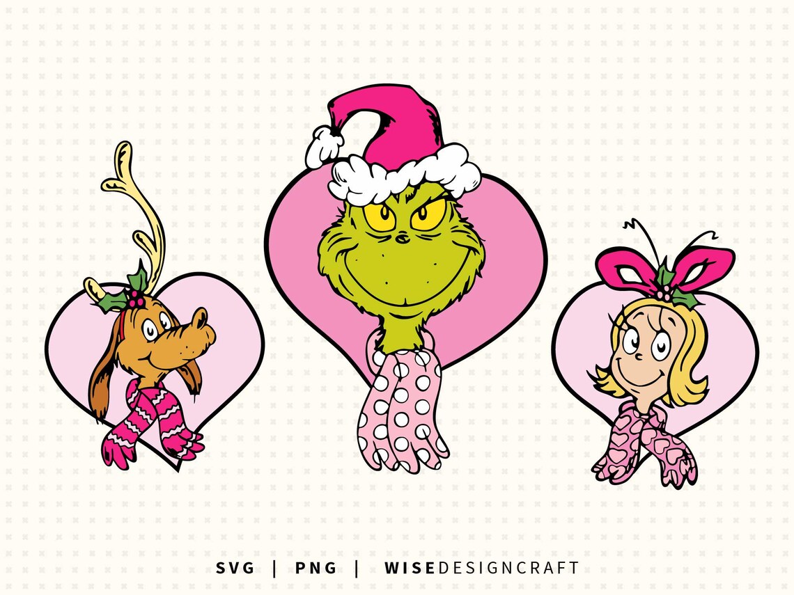 Grincc Christmas SVG Bundle: Grin, Max, Cindy Lou (digital Download) - Etsy