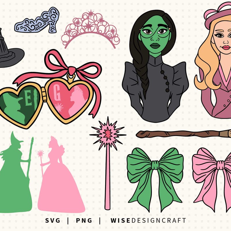 Wicked Png Bow and Hat - Etsy