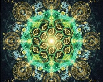 528 Hz Cymatics Frequency Art | DNA Repair Visual Anchor | Solfeggio ...