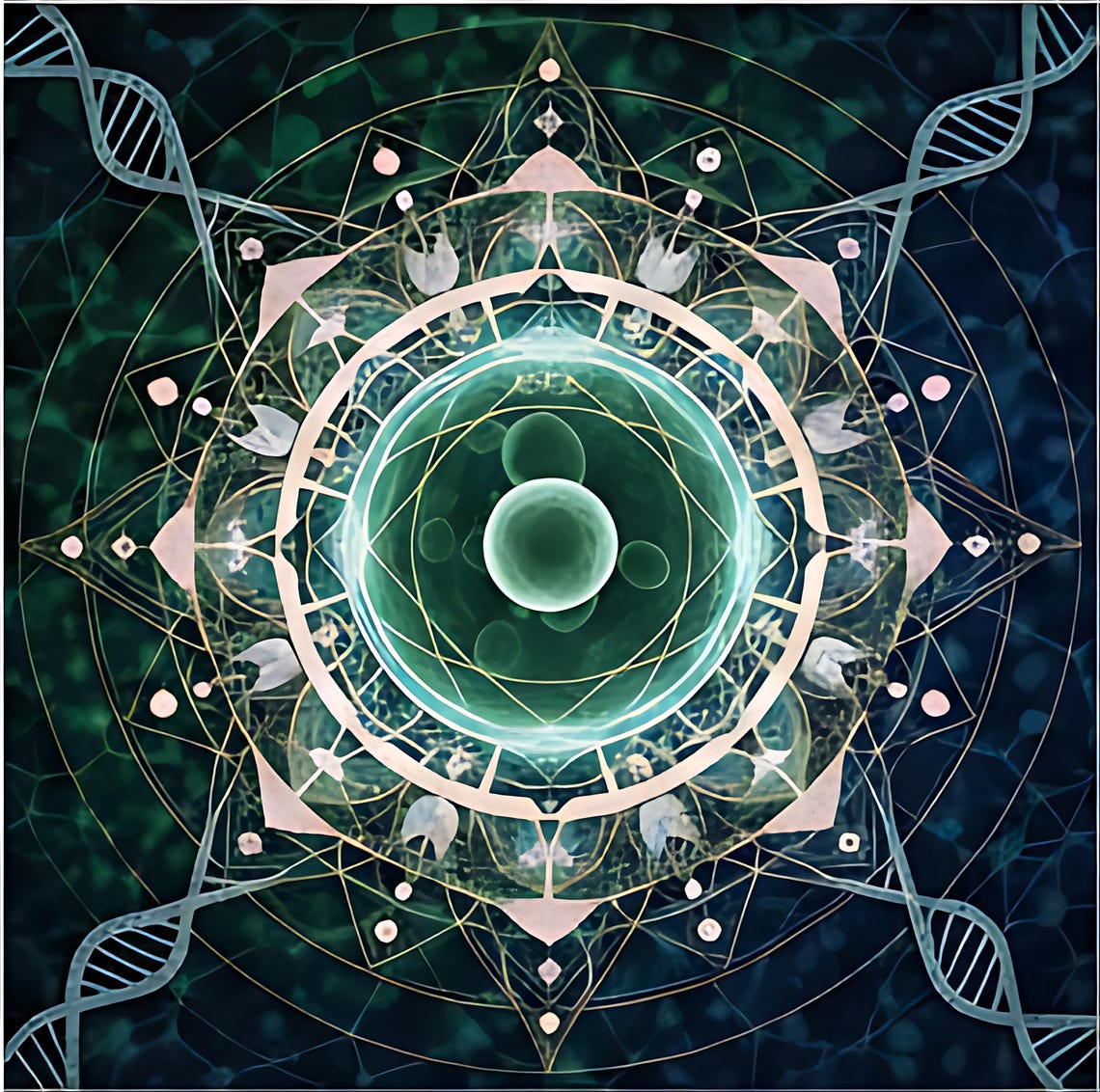 285 Hz Sacred Geometry Mandala Art: Cellular Healing Print (500 DPI ...