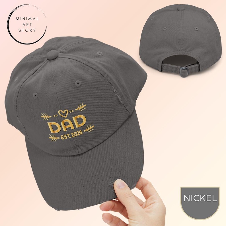 Dad 2026 , Distressed Baseball Cap, Pregnancy Announcement, Future ...