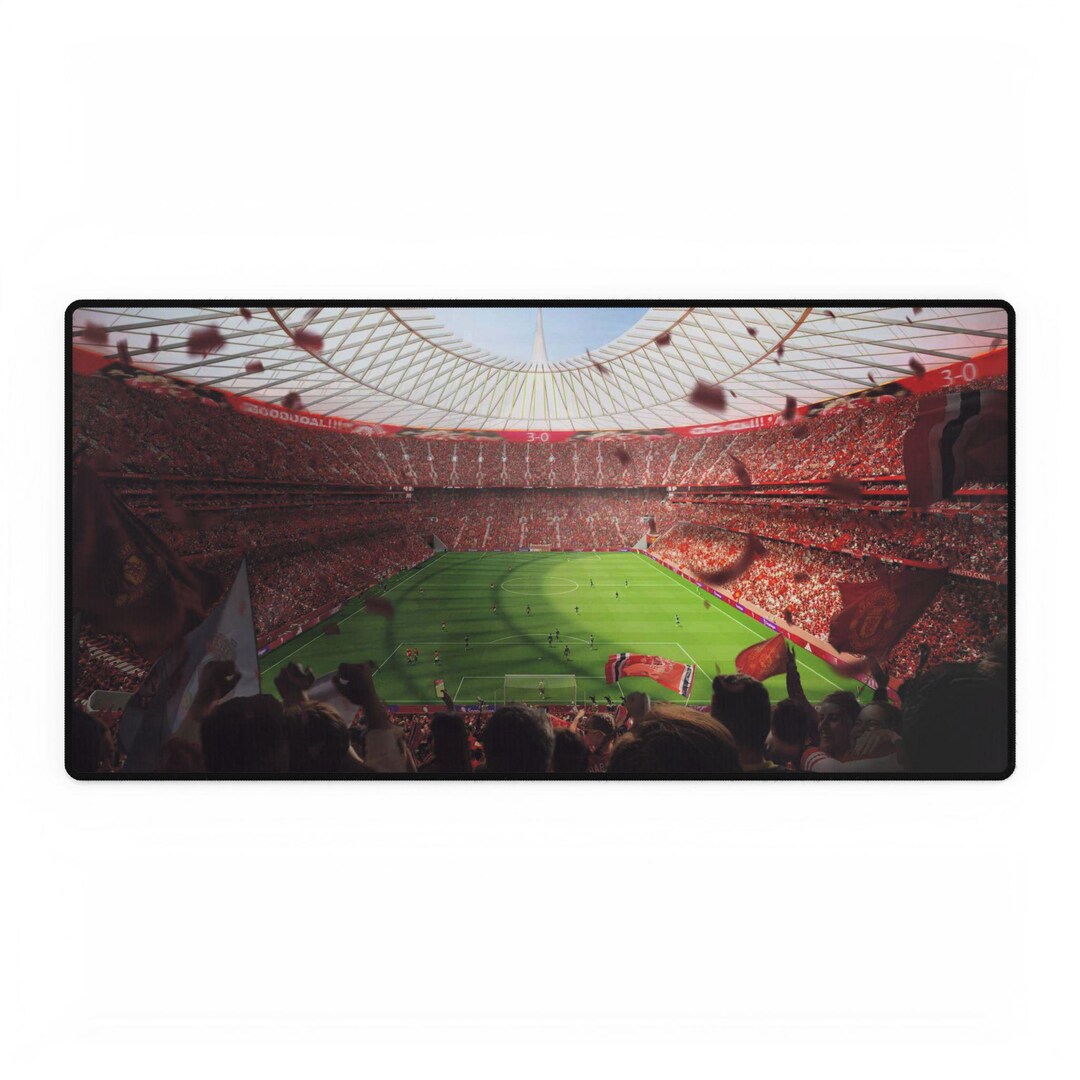 Manchester United Football Themed Desk Mat Gift for Dad Old Trafford ...