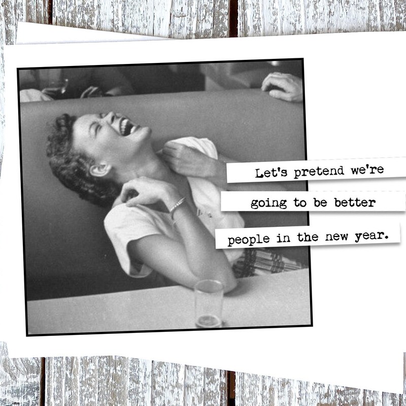 Funny New Years Card - Etsy