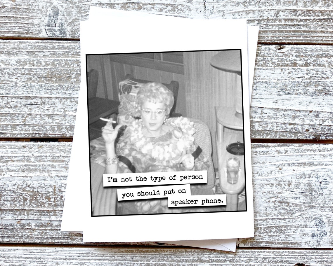 Funny Friend Handmade Greeting Card I'm Officially at the - Etsy