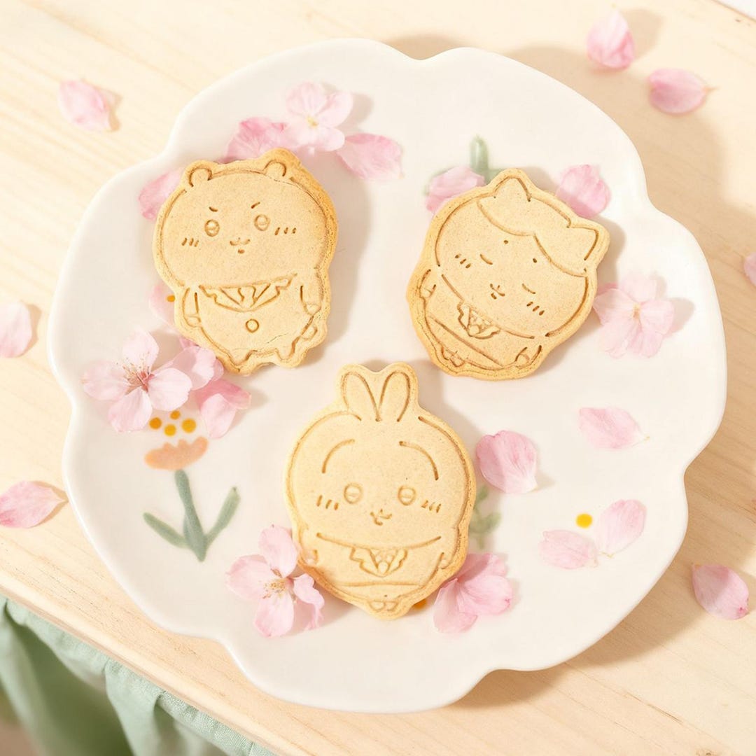 Usachi Cookie Cutters for Suits Press-and-cut Cartoon-style Cute Cookie ...