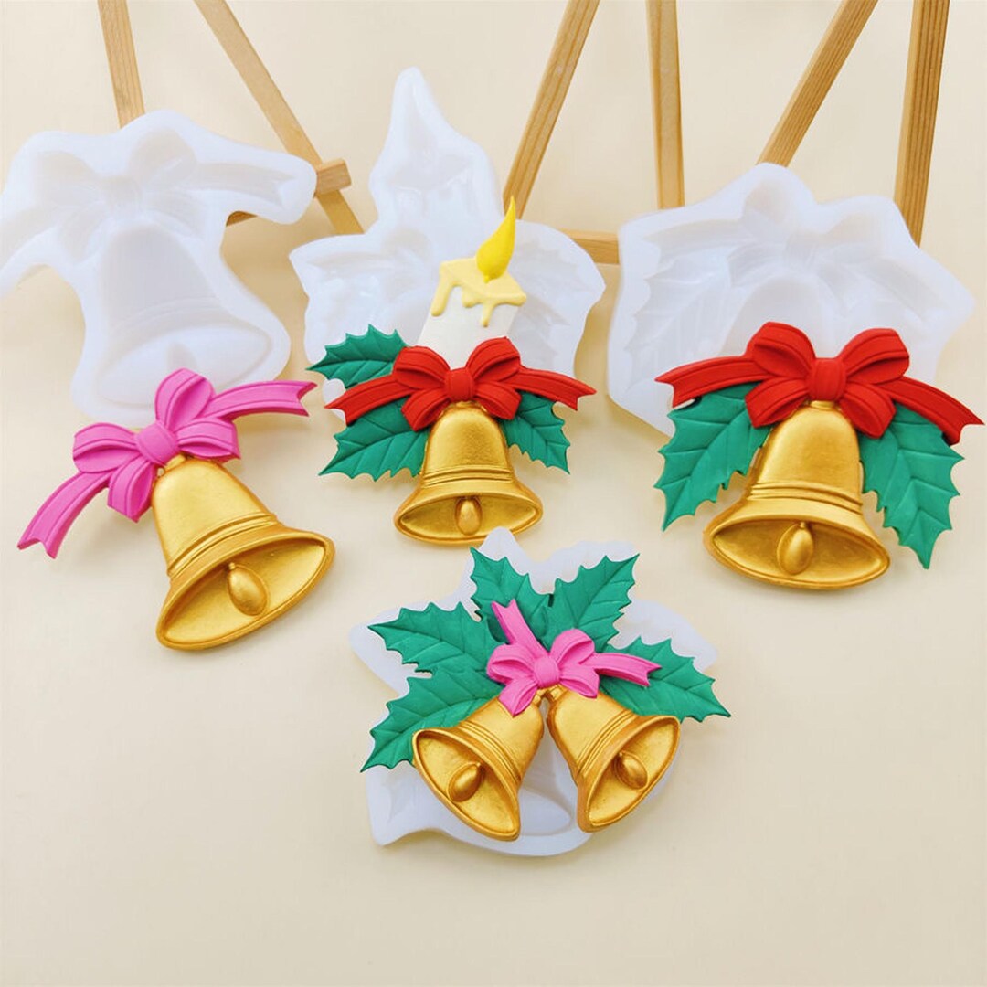 Bell Decoration Silicone Moulds, Craft Moulds, Food Moulds, Baking ...