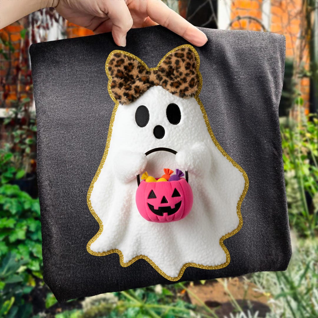 Latch Hook Yarn Crochet Ghost Png, Retro Halloween Spooky Season Png ...