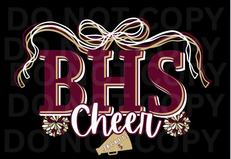 CUSTOM CHEER With School & Mascot PNG - Etsy