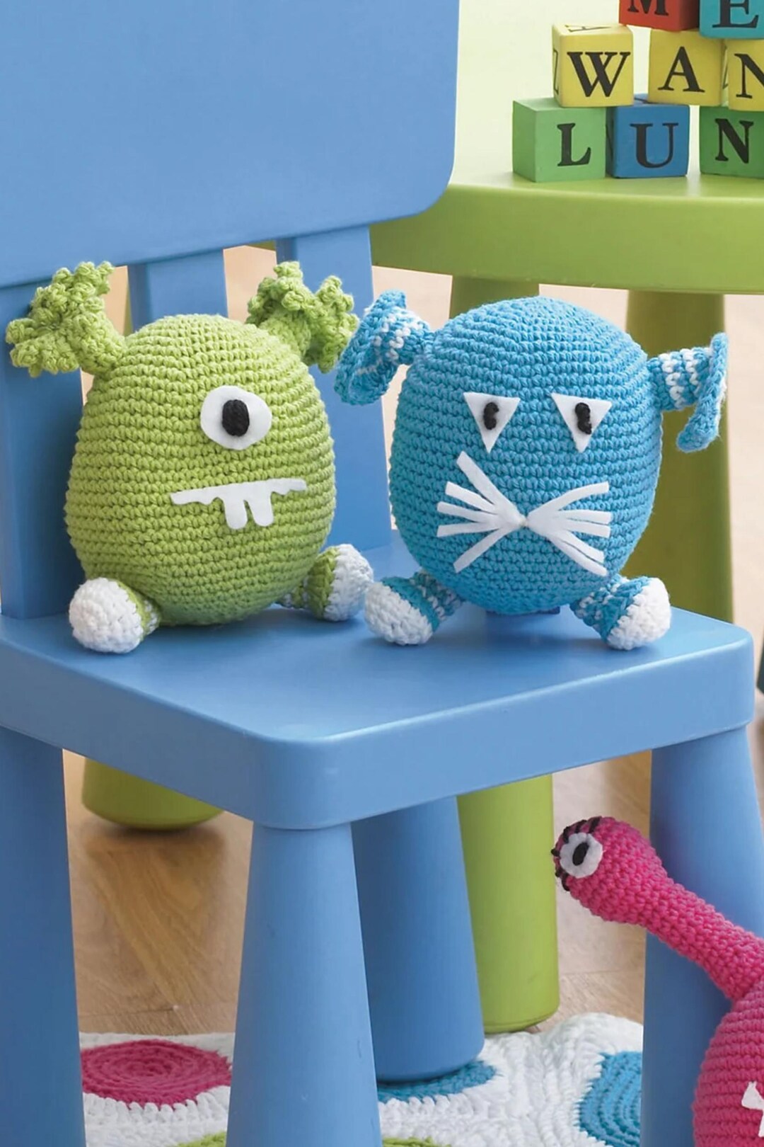 Monster Crochet Pattern PDF, Cute Amigurumi Monsters, Beginner DIY ...