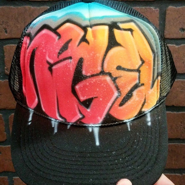 Kids Graffiti Hat Custom - Etsy