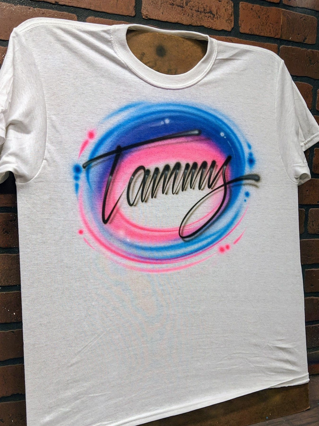 Name Airbrush Design Personalized With Your Name or Custom Text and ...