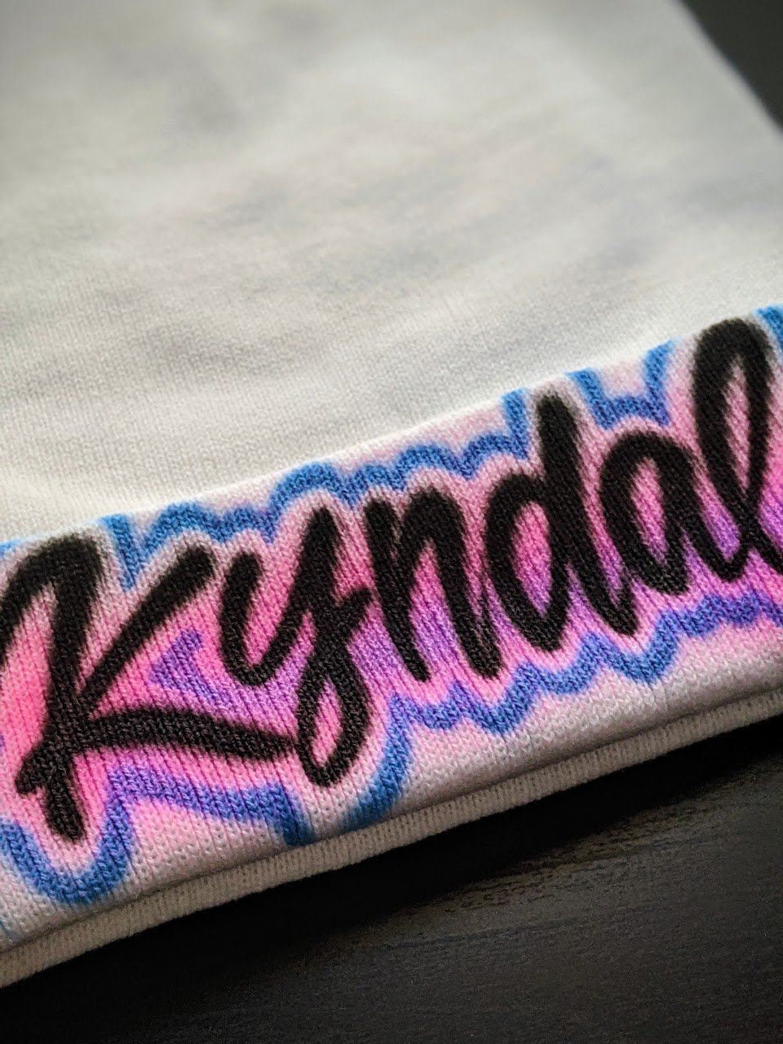 Custom Airbrush Beanie | Personalized Winter Hat | Hand Painted, for ...