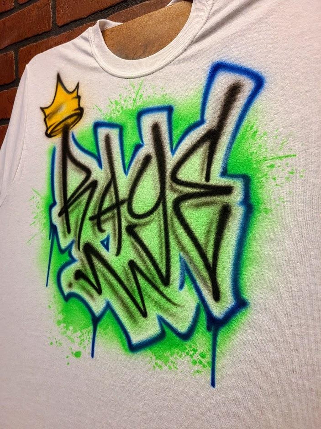 Graffiti Style Airbrush Design Personalized With Your Name or Custom ...