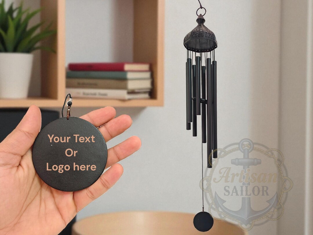 Personalized Wind Chime 36 Inch – Custom Engraving, Aluminium Tubes ...