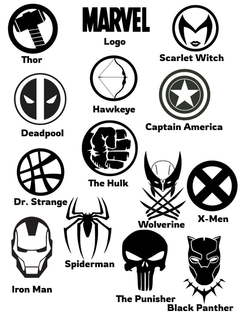 Marvel Comics Shot Glass Set, Deadpool, Wolverine, Thor, Captain ...