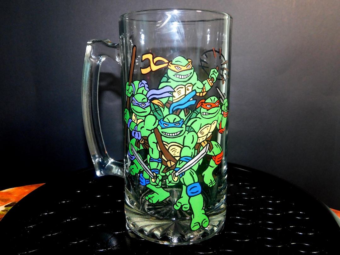 Teenage Mutant Ninja Turtles Beer Mug, Leonardo, Michelangelo, Raphael ...