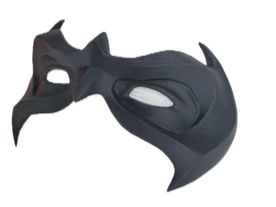 Robin Nightwing Domino Mask With Lenses Cosplay Costume Wearable Helmet ...