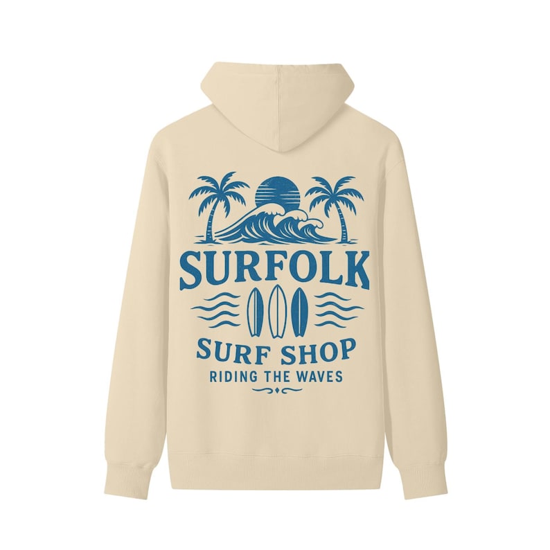 Vintage Surfers Hoodie, Unisex Oversize Hoodie, 90s Style Surf Hoodie ...