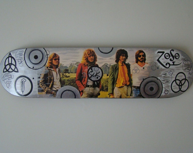 SLK Custom "led Zeppelin" Skateboard Deck - Etsy