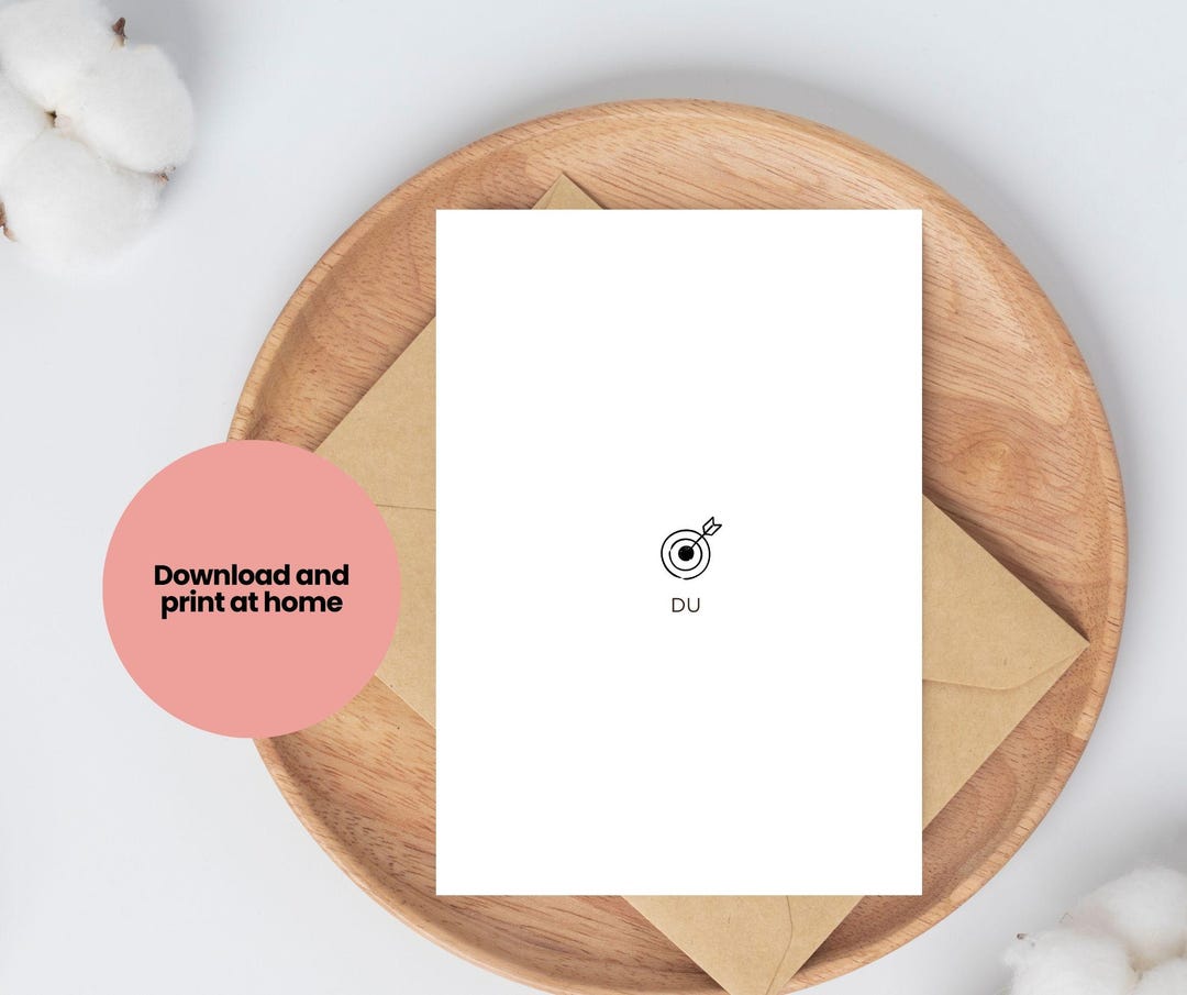 Du Norwegian Card (digital Download) - Etsy